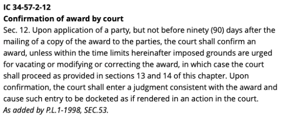 8: State Statute - Indiana – FairClaims